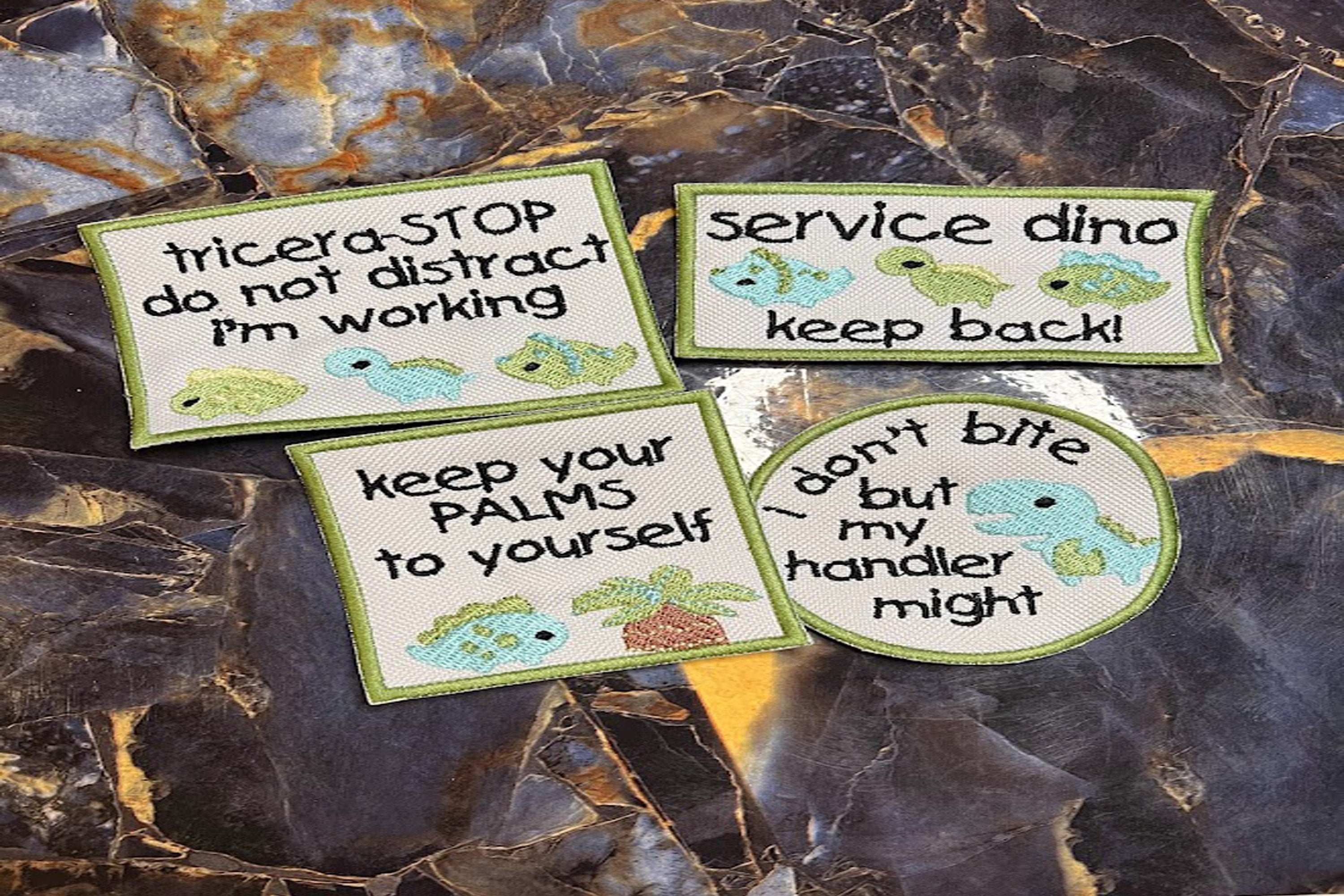Service Dino Full Patch Set | Katelyn Morin