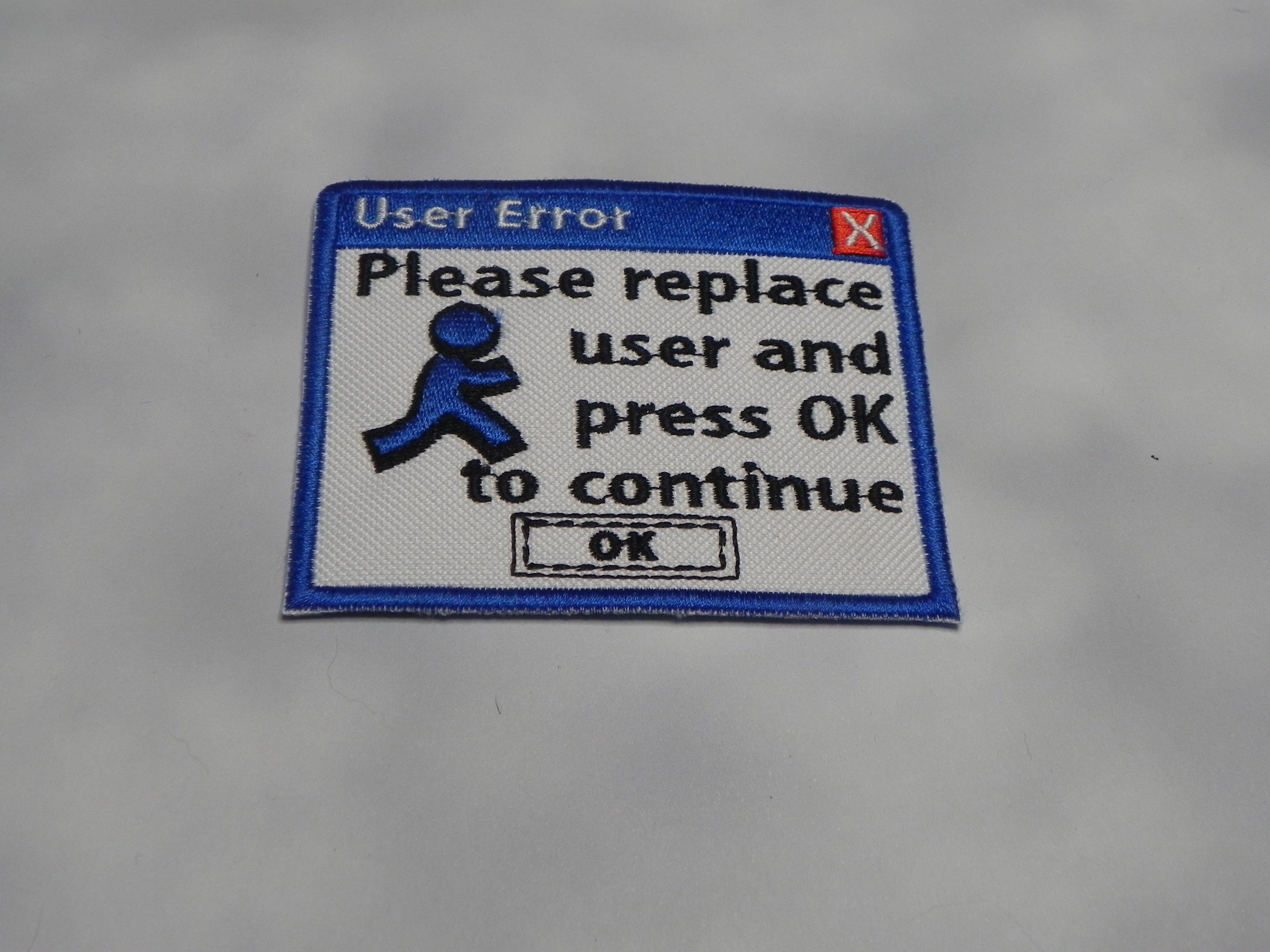 Computer Error Patches | Katelyn Morin
