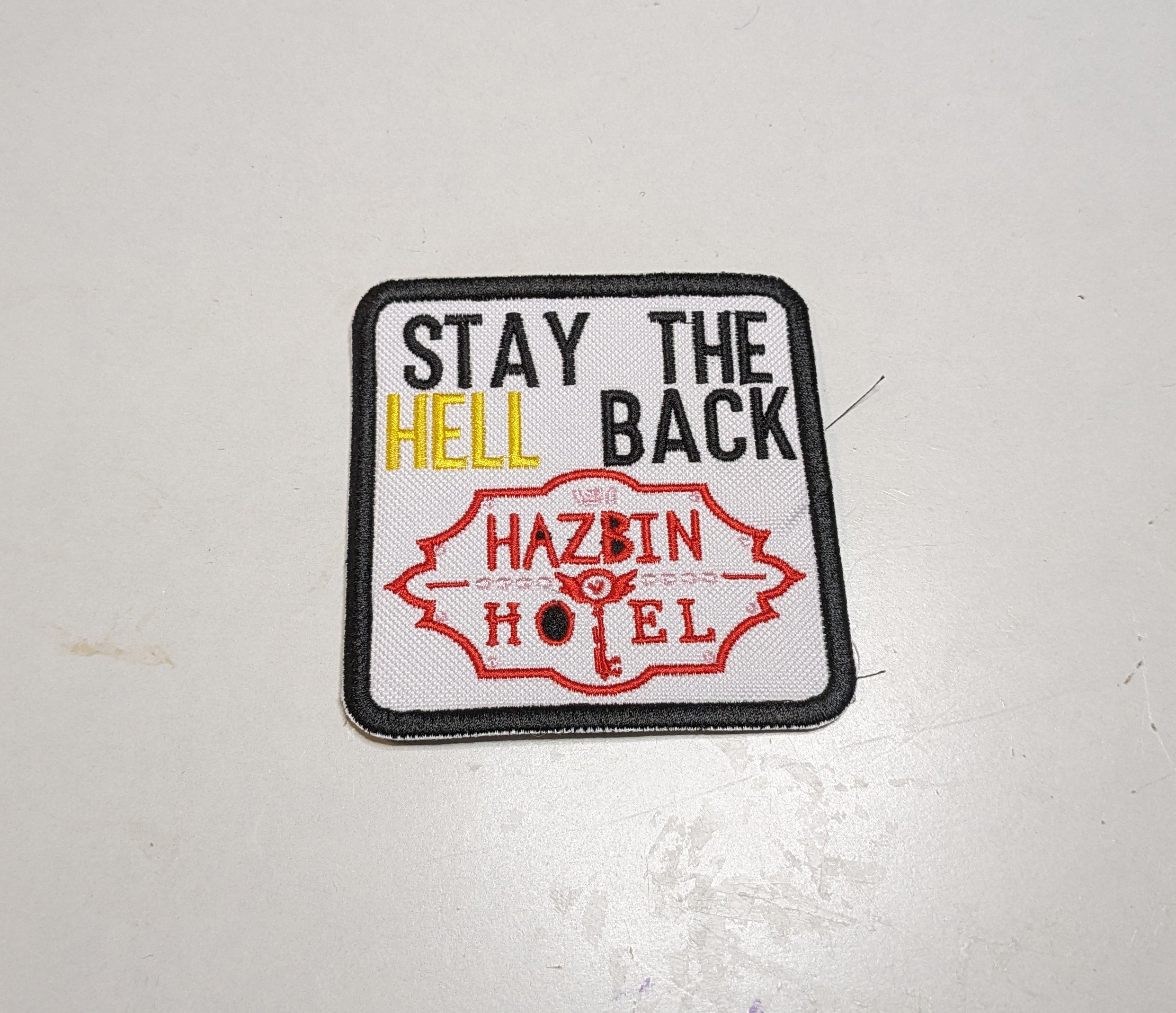 Stay The Hell Back Hazbin Hotel Themed Patch | Katelyn Morin