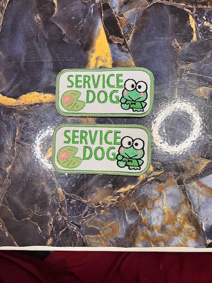 PREMADE Service Dog Keroppi Themed | Katelyn Morin