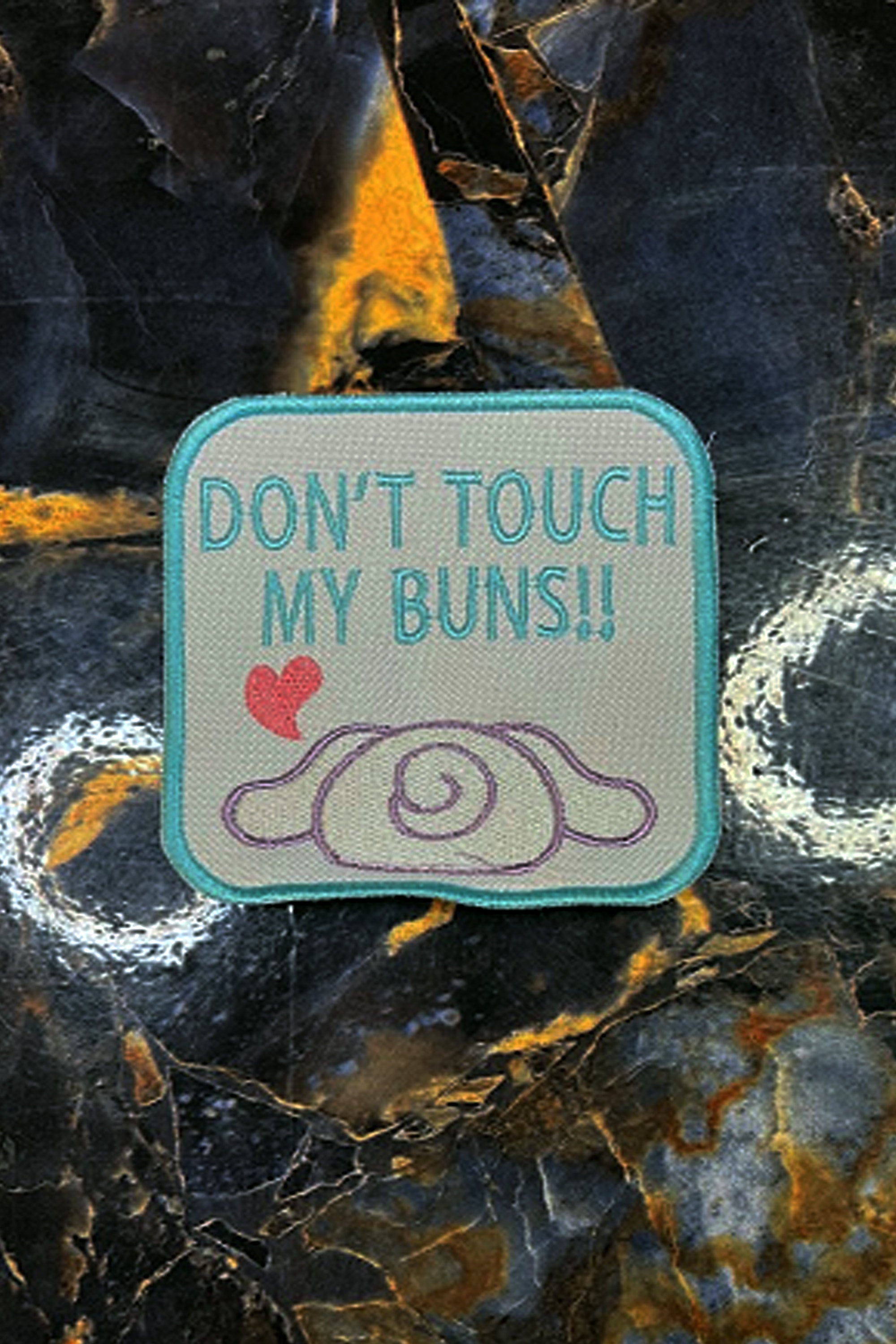 PREMADE Cinna Themed Do Not Touch my Buns Patch | Katelyn Morin