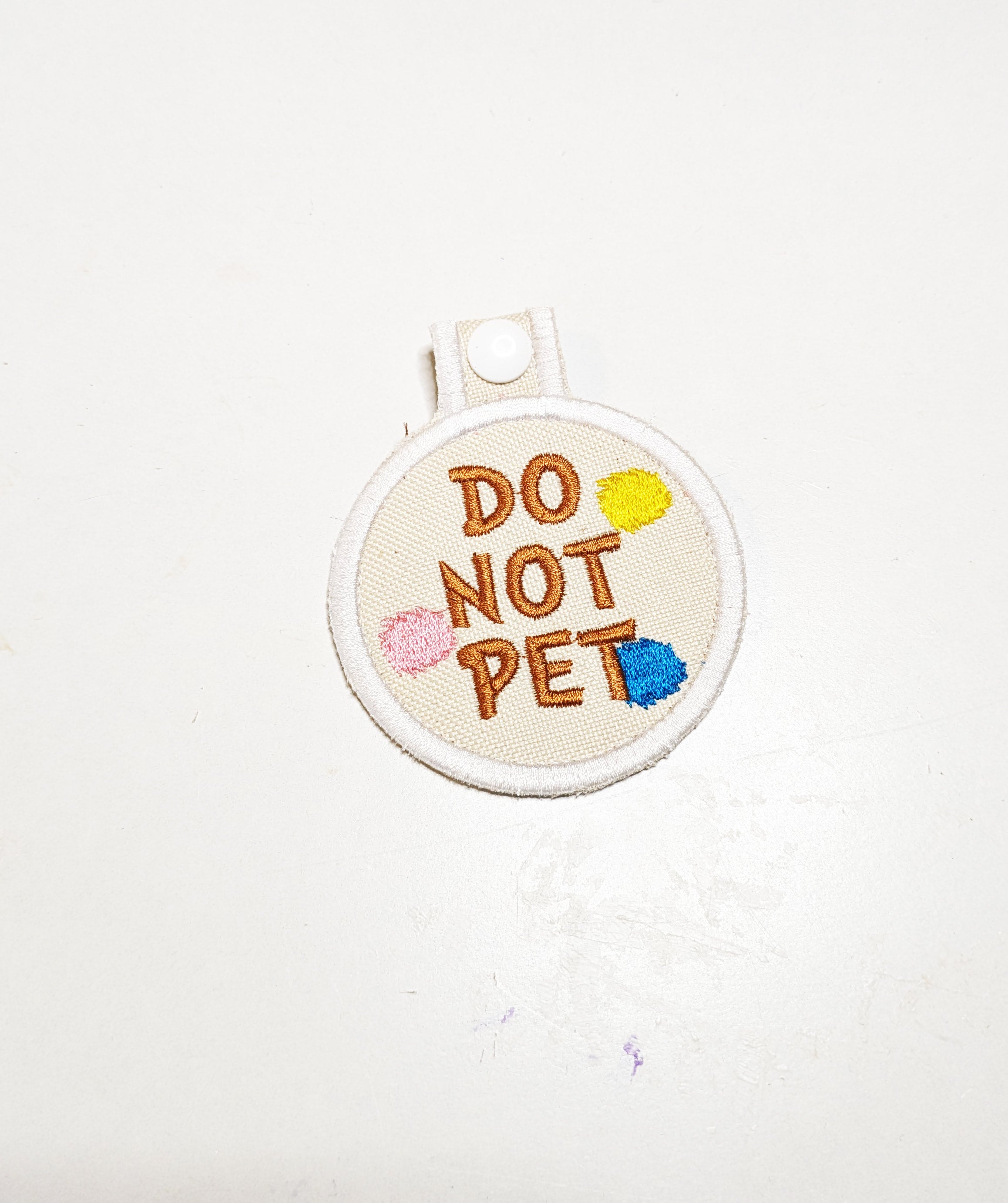 Do Not Pet Lorax Themed Harness Tab | Katelyn Morin